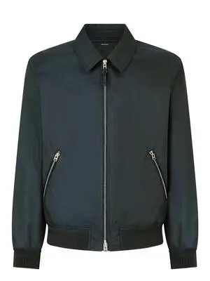 TOM FORD Cotton Bomber Jacket - Green
