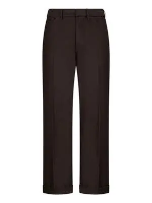 TOM FORD Cotton Carpenter Trousers - Brown