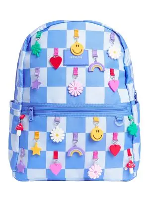 STATE BAGS Kane Backpack With Charms - Blue