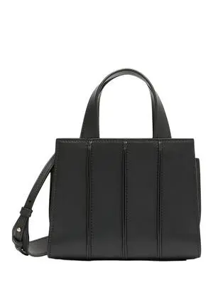 Max Mara Micro Quilted Whitney Top Handle Bag - Grey