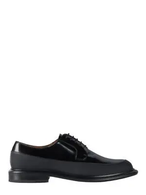 Givenchy Gent Derby Shoes In Brushed Calfskin Leather - Black