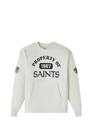 OVO X Nfl New Orleans Saints Crewneck Sweatshirt - Gray