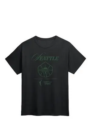 LOGO ATHLETIC Seattle Storm "in Motion" T-shirt - Black