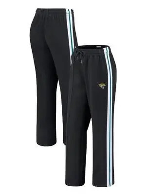 WEAR BY ERIN ANDREWS Jacksonville Jaguars Color-block Straight Leg Pants - Black