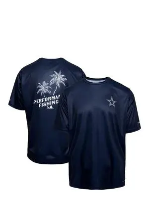 Columbia Dallas Cowboys Terminal Tackle Performance Fishing Omni-shade T-shirt - Navy