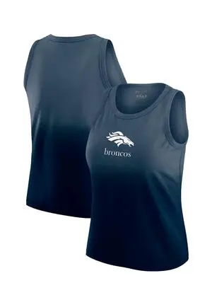 WEAR BY ERIN ANDREWS Denver Broncos Ombre Tank Top - Navy