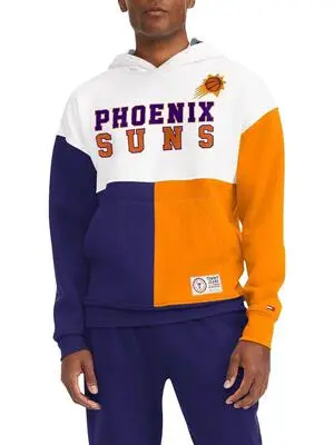 Tommy Hilfiger Colorblock Phoenix Suns Pullover Hoodie - White