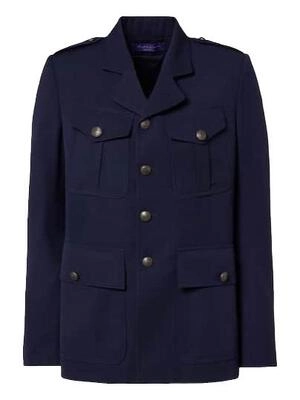 Ralph Lauren Wool Military Jacket - No