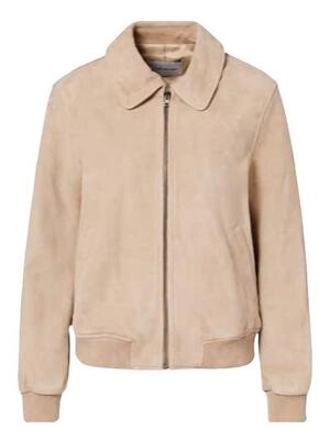 YVES SALOMON Suede Bomber Jacket - No