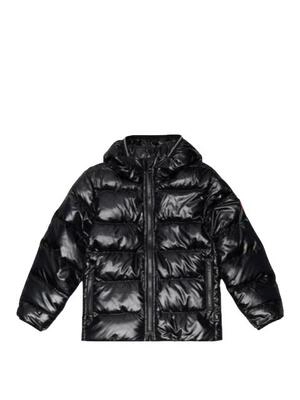 Canada Goose Crofton Hooded Down Jacket - Black