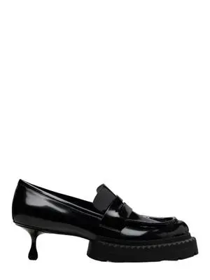 Comme Des Garçons X Jimmy Choo Heeled Loafer Pumps - Black