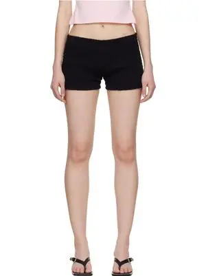 Vetements Baby Pleated Shorts - Black
