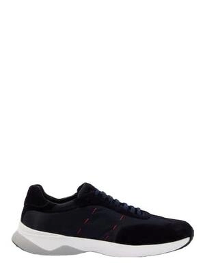 Kiton Suede Trimmed Sneakers - Black