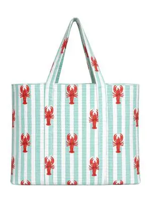 CYC Striped Lobster Tote - Green