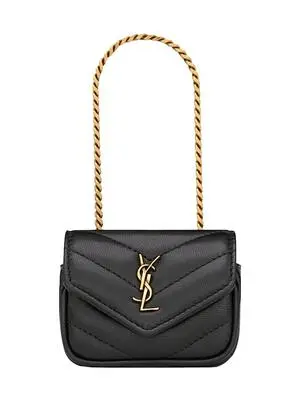 Saint Laurent Loulou Charm - Black