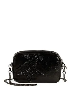 GOLDEN GOOSE Embellished Star Mini Crossbody Bag - Nero