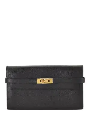 Hermès Epsom Kelly Wallet - Black