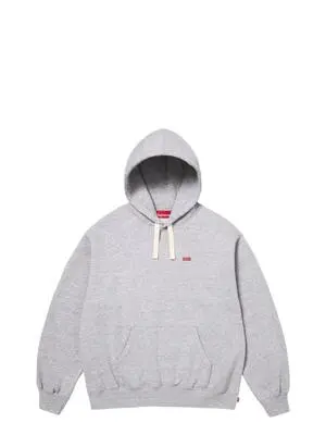 Supreme Small Box Drawcord Hooded Sweatshirt - Heather Grey
