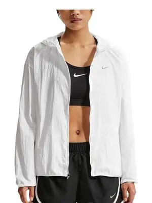 Nike Tempo Lightweight Uv Protection Jacket - White
