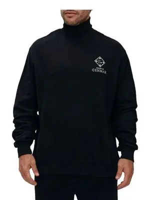 HOUSE OF CENMAR Highneck T-shirt - Black