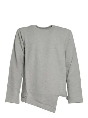 Comme Des Garçons Crew Neck Long-sleeved T-shirt - Gray