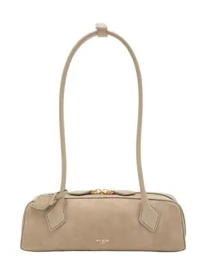 Alaïa Le Teckle Small Shoulder Bag - Grey