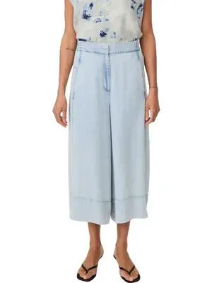 MASAI COPENHAGEN Maportia Wide-leg Denim Culotte Trousers - Light Denim