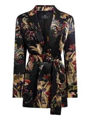ETRO ETRO Envers Satin Jacket With Belt