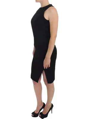 DAIZY SHELY Daizy Shely Textured Side-Slit Sheath Dress