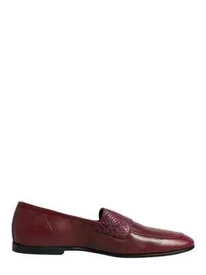 DOLCE & GABBANA Dolce & Gabbana Reptile-Embossed Loafers