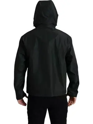 Dolce & Gabbana Logo Plaque Hooded Jacket - Black