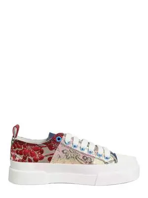 DOLCE & GABBANA Dolce & Gabbana Patchwork Low-Top Sneakers