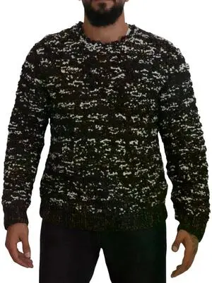 Dolce & Gabbana Speckled Crew Neck Sweater - Brown