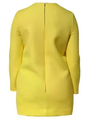 DOLCE & GABBANA Dolce & Gabbana Diagonal-Weave Long-Sleeve Mini Dress