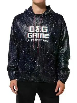 Dolce & Gabbana Graphic Print Hoodie - Blue