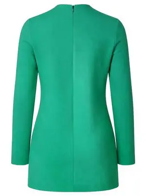 Dolce & Gabbana Long Sleeve Mini Dress - Green