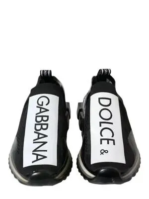 Dolce & Gabbana Sorrento Logo-print Sneakers - Black