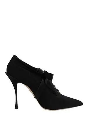 DOLCE & GABBANA Dolce & Gabbana Lace-Up Pointed-Toe Stiletto Pumps
