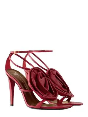 GIUSEPPE ZANOTTI Cursed Flower Sandals - Red