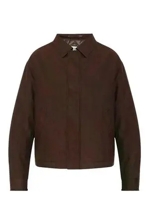 MAISON MARGIELA MM6 Maison Margiela Brown Spread Collar Jacket