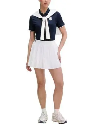 Lacoste Heritage Monogram Polo Shirt - Blue