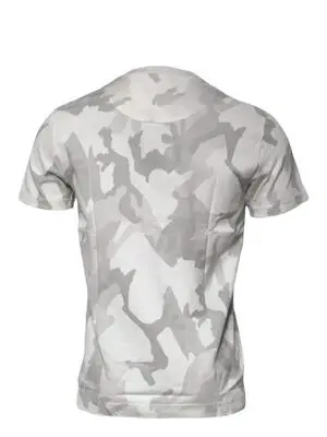 Dolce & Gabbana Camouflage-print Cotton T-shirt - White