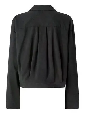 Pinko Pleated Detail Button Jacket - Grey