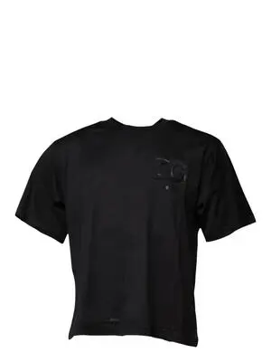 Dolce & Gabbana Dg Logo-embossed T-shirt - Black