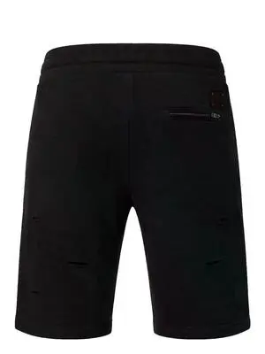 DOLCE & GABBANA Dolce & Gabbana Distressed Jersey Drawstring Shorts