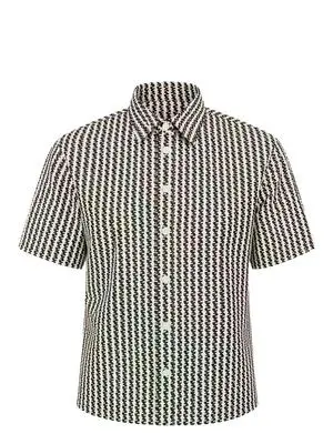 DOLCE & GABBANA Dolce & Gabbana Geometric Print Short-Sleeve Shirt