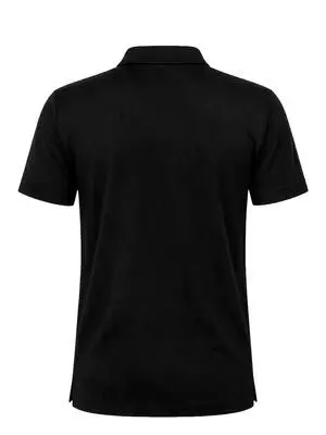 Dolce & Gabbana Dg Logo Piqué Polo Shirt - Black