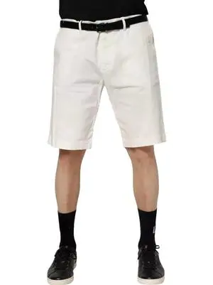 Dolce & Gabbana Belted Chino Shorts - White