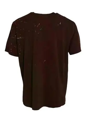 Dolce & Gabbana Paint-splatter T-shirt - Brown