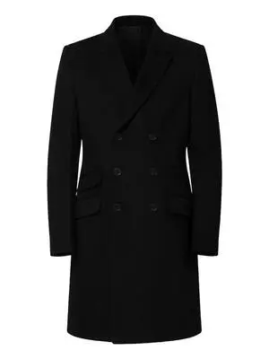 Dolce & Gabbana Double-breasted Peak-lapel Coat - Black